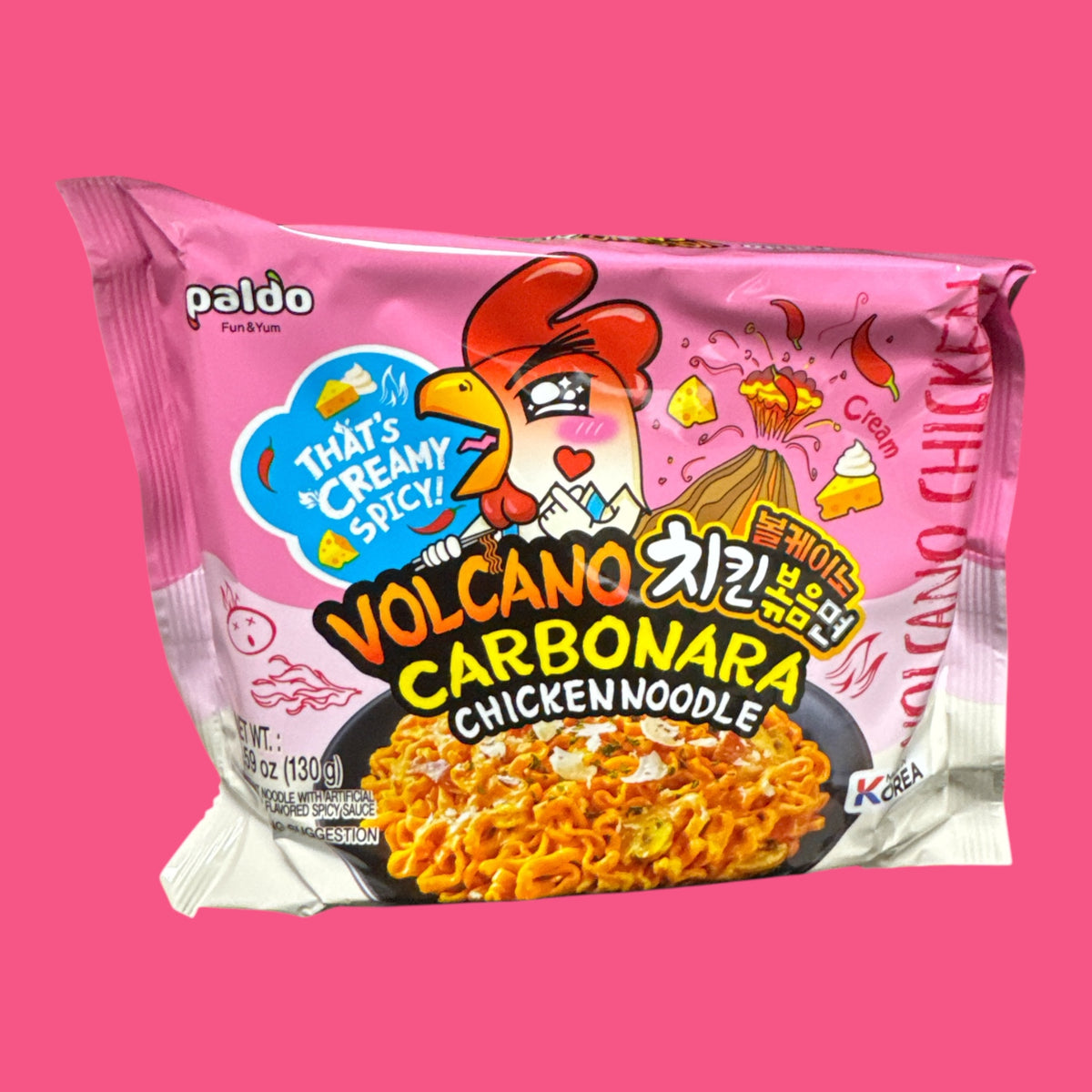 Paldo Volcano Carbonara Ramen – Le Shack à Snack