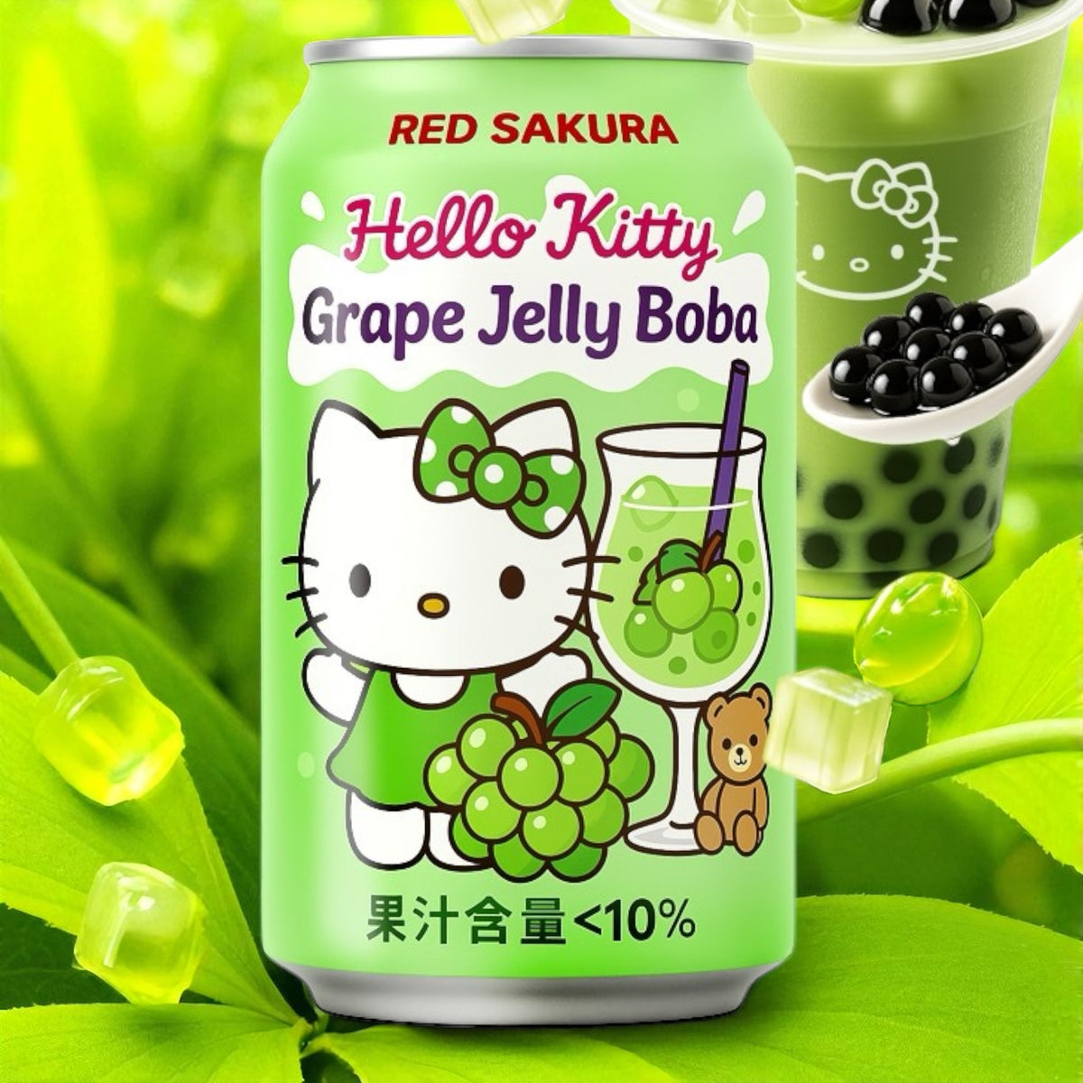 Red Sakura Hello Kitty Grape Aloe Vera Drink – Le Shack à Snack