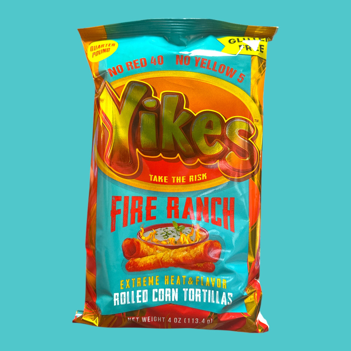 Yikes Rolled Tortillas Fire Ranch – Le Shack à Snack