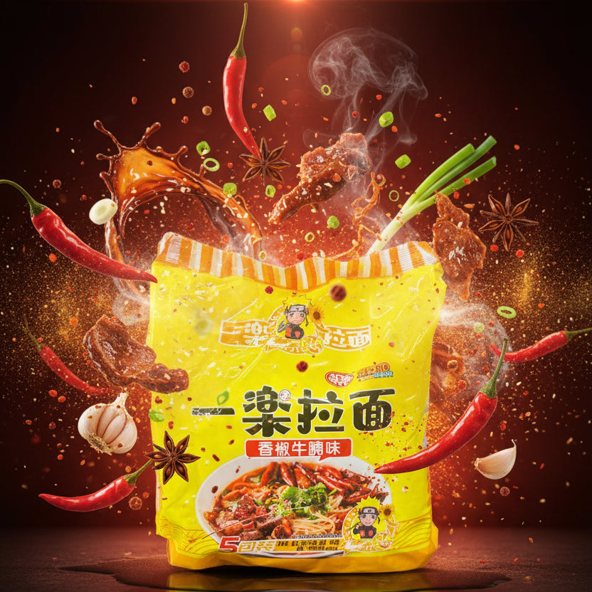 Ramen Naruto beef pepper – Le Shack à Snack