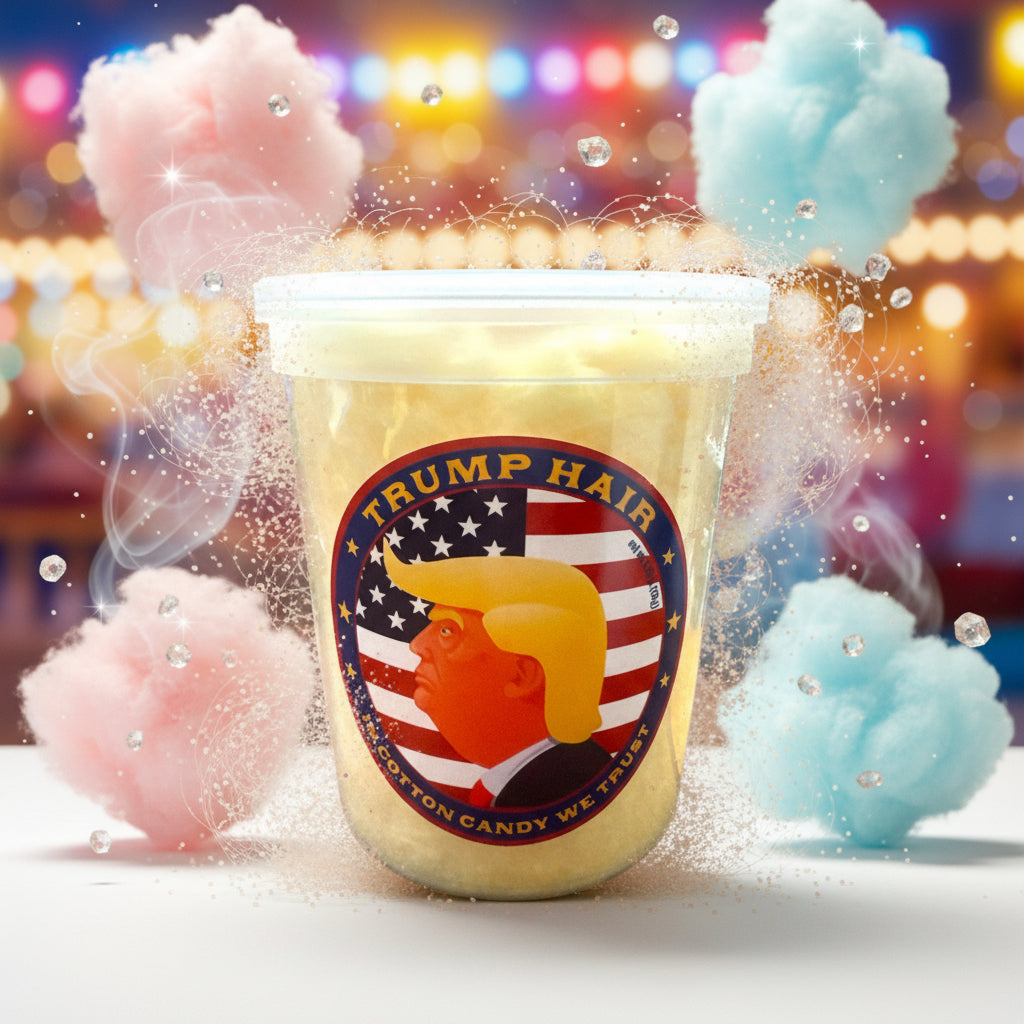 Chocolate Storybook Trump’s Hair Cotton Candy – Le Shack à Snack