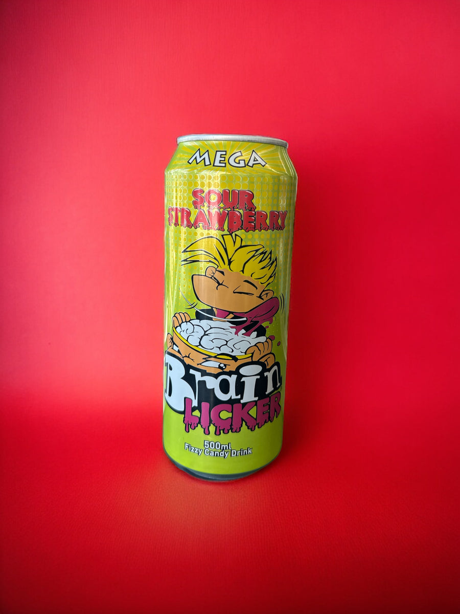 Mega sour strawberry brain licker – Le Shack à Snack