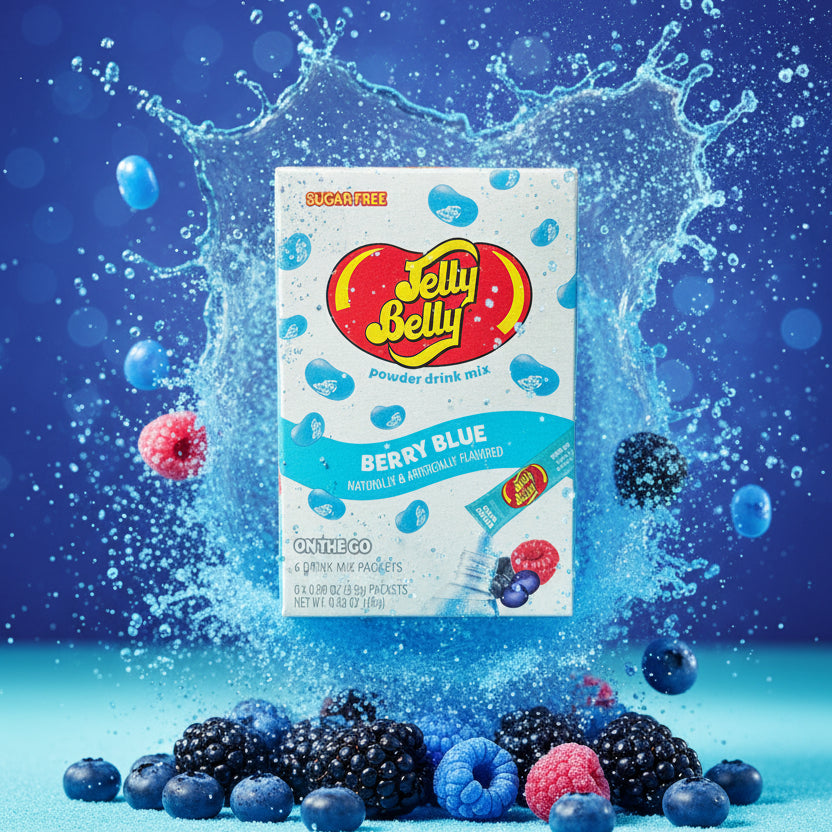 Jelly belly power drink mix berry blue – Le Shack à Snack