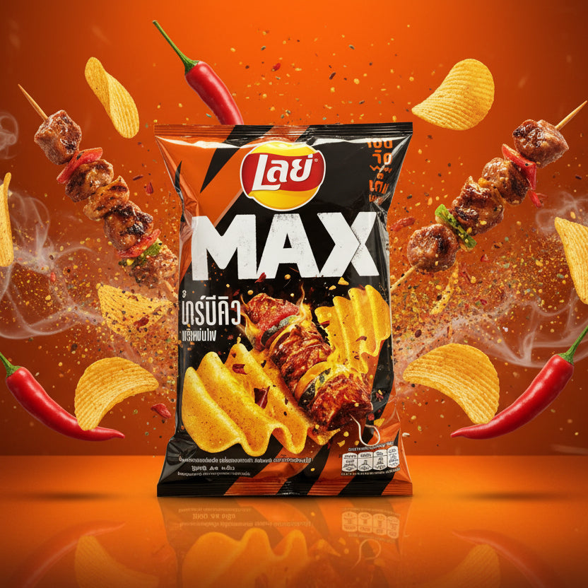 Lays max brochette barbecue thailande – Le Shack à Snack