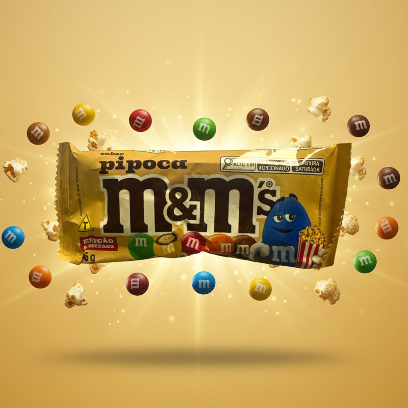 M&Ms Pipoca – Le Shack à Snack