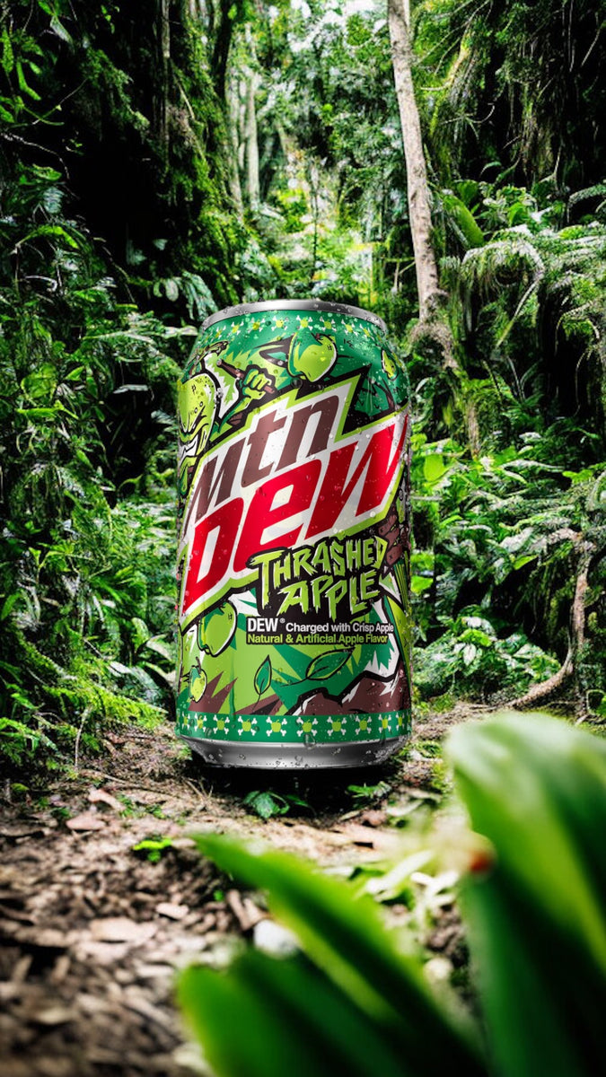 Mountain Dew thrashed apple – Le Shack à Snack