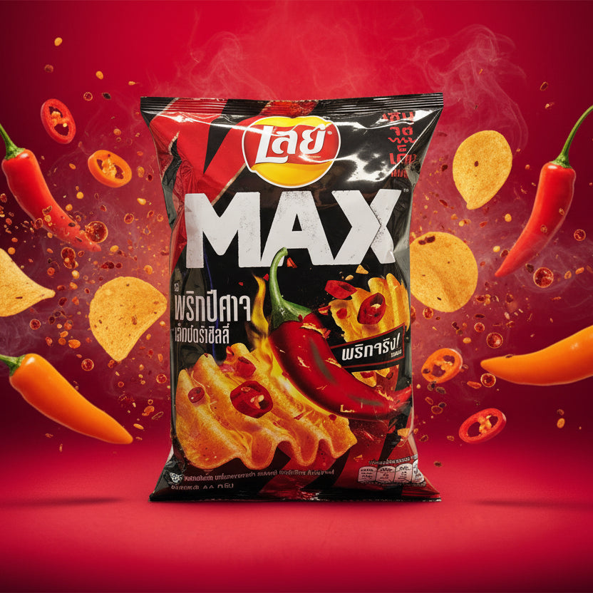 Lays max ghost pepper thailande – Le Shack à Snack