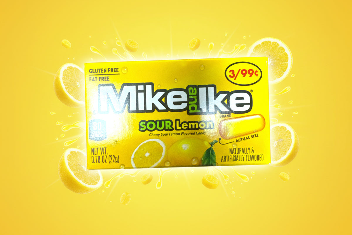 Mike and ike sour lemon mini box – Le Shack à Snack