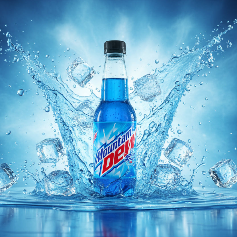 Mountain dew blue shock – Le Shack à Snack