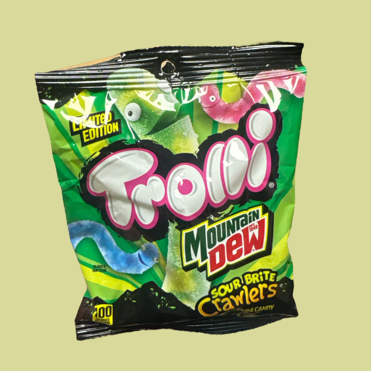 Trolli Sour Brite Crawlers Mountain Dew – Le Shack à Snack