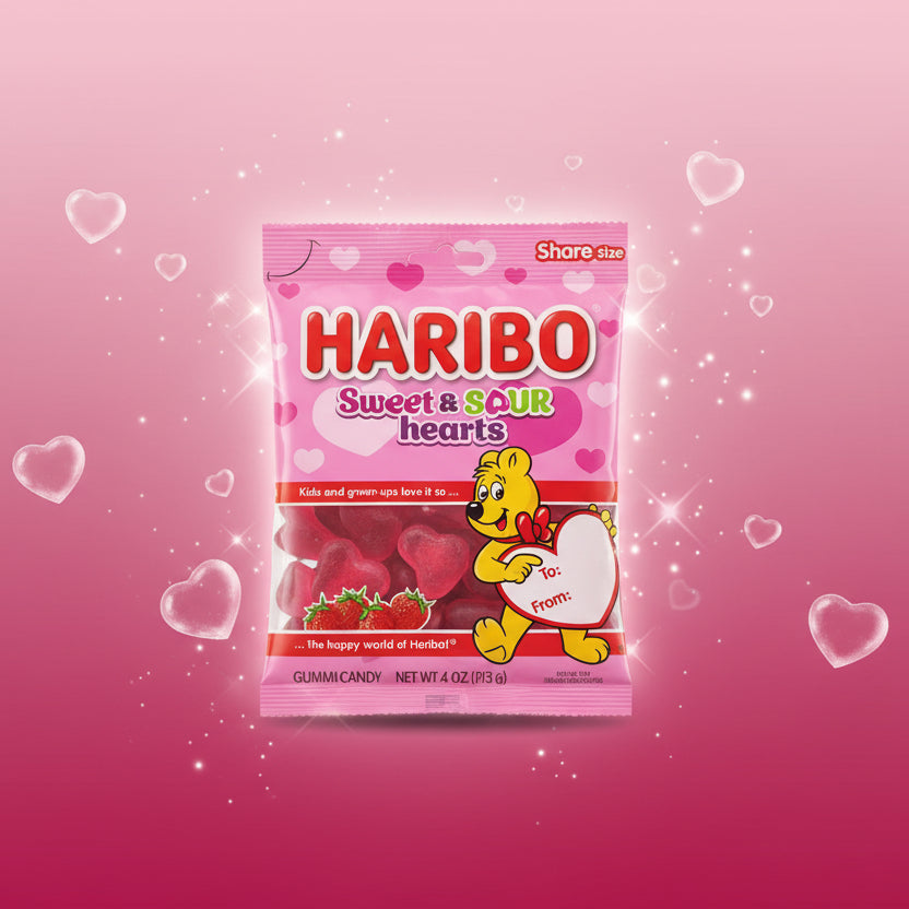 Haribo sweet & sour hearts – Le Shack à Snack