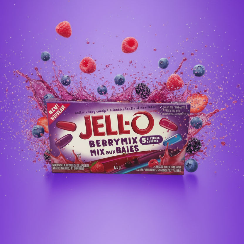 Jello berry mix – Le Shack à Snack