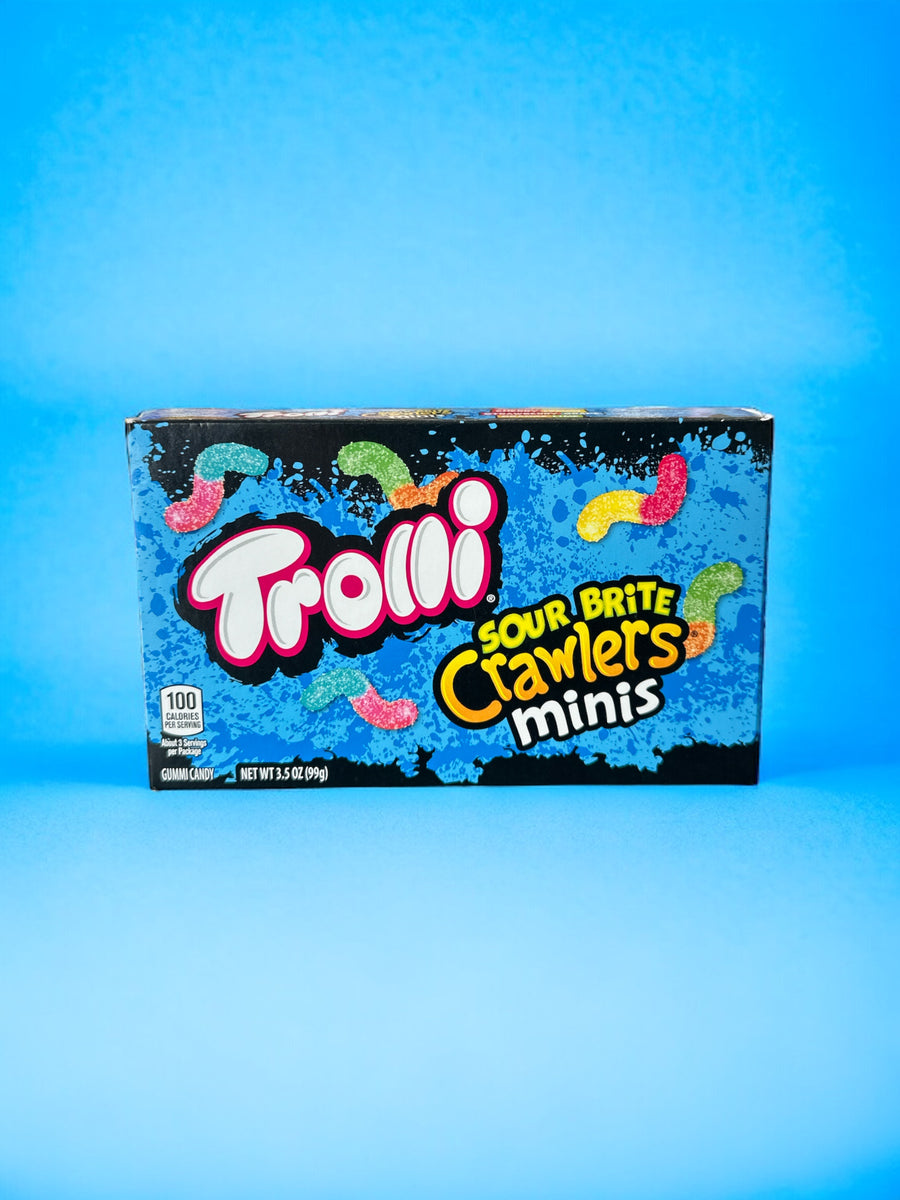Trolli Sour Bright Crawlers Minis theatre Box – Le Shack à Snack