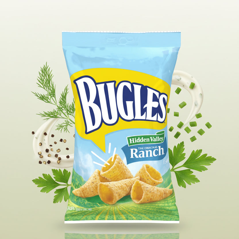 Bugles Hidden valley ranch – Le Shack à Snack
