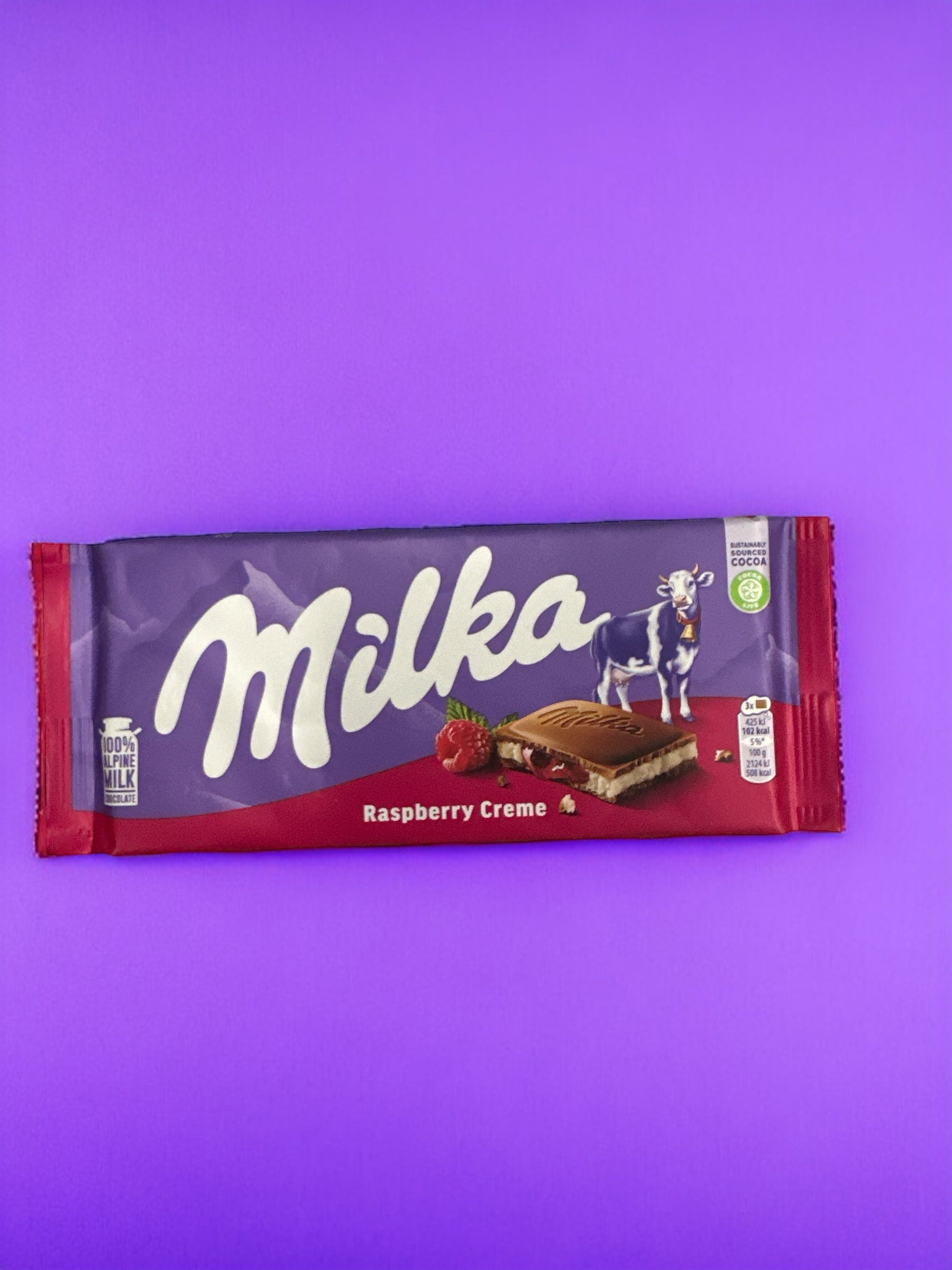 Milka crème et framboise – Le Shack à Snack