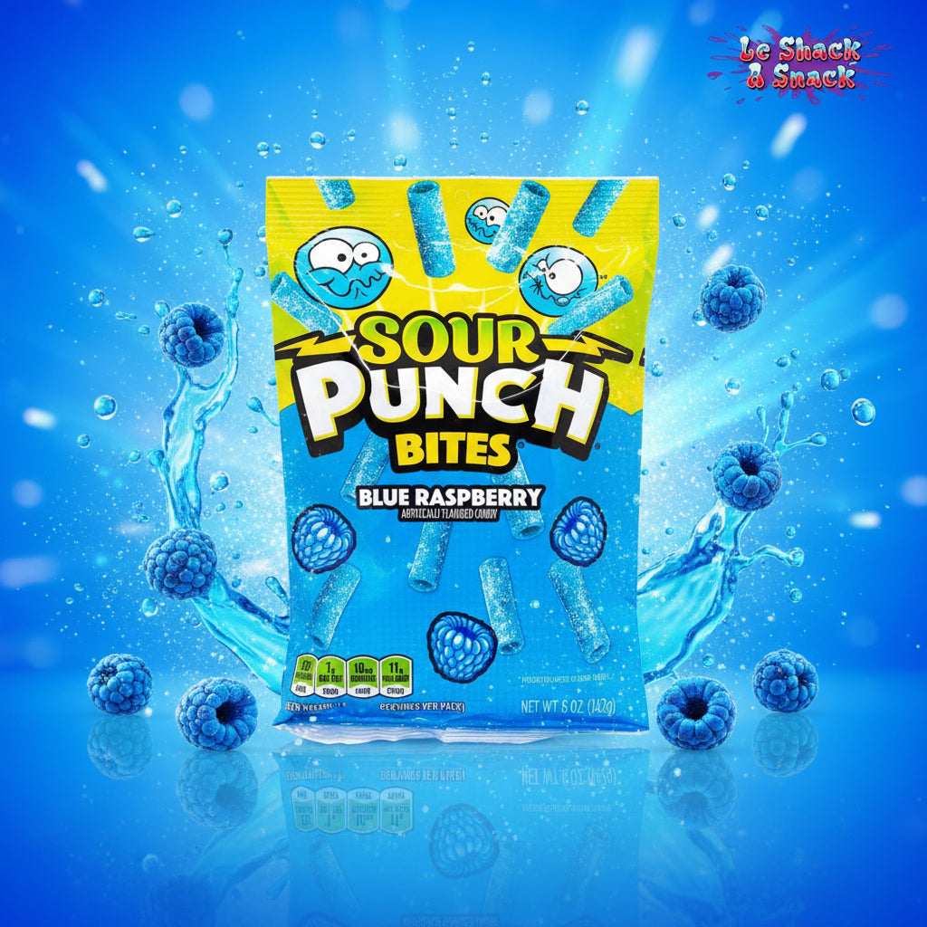 Sour Punch Bites Blue Rasberry – Le Shack à Snack