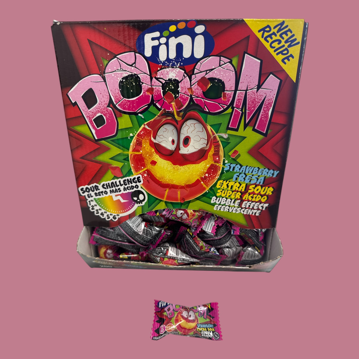 Fini Boom Strawberry Sour Hard Candy – Le Shack à Snack