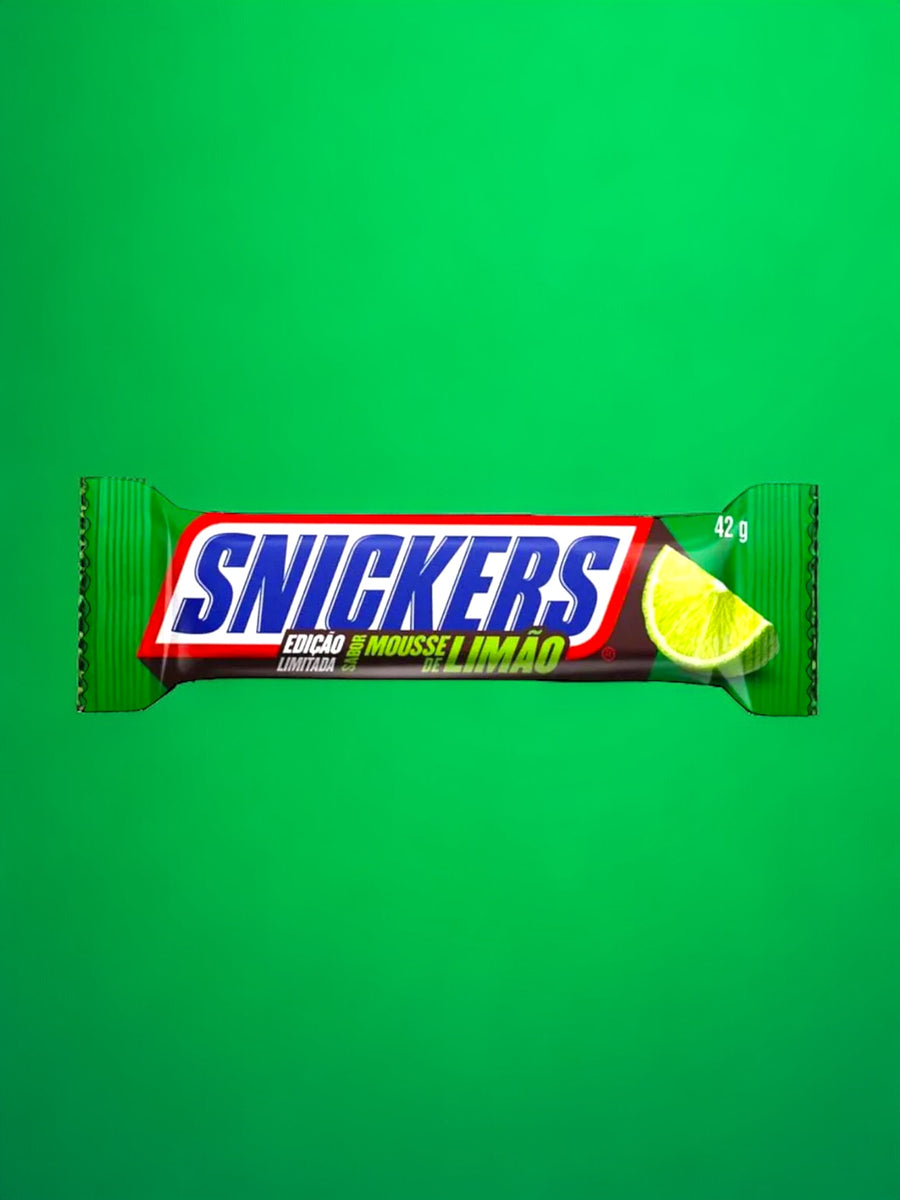 snickers crème de lime (Brézil) – Le Shack à Snack