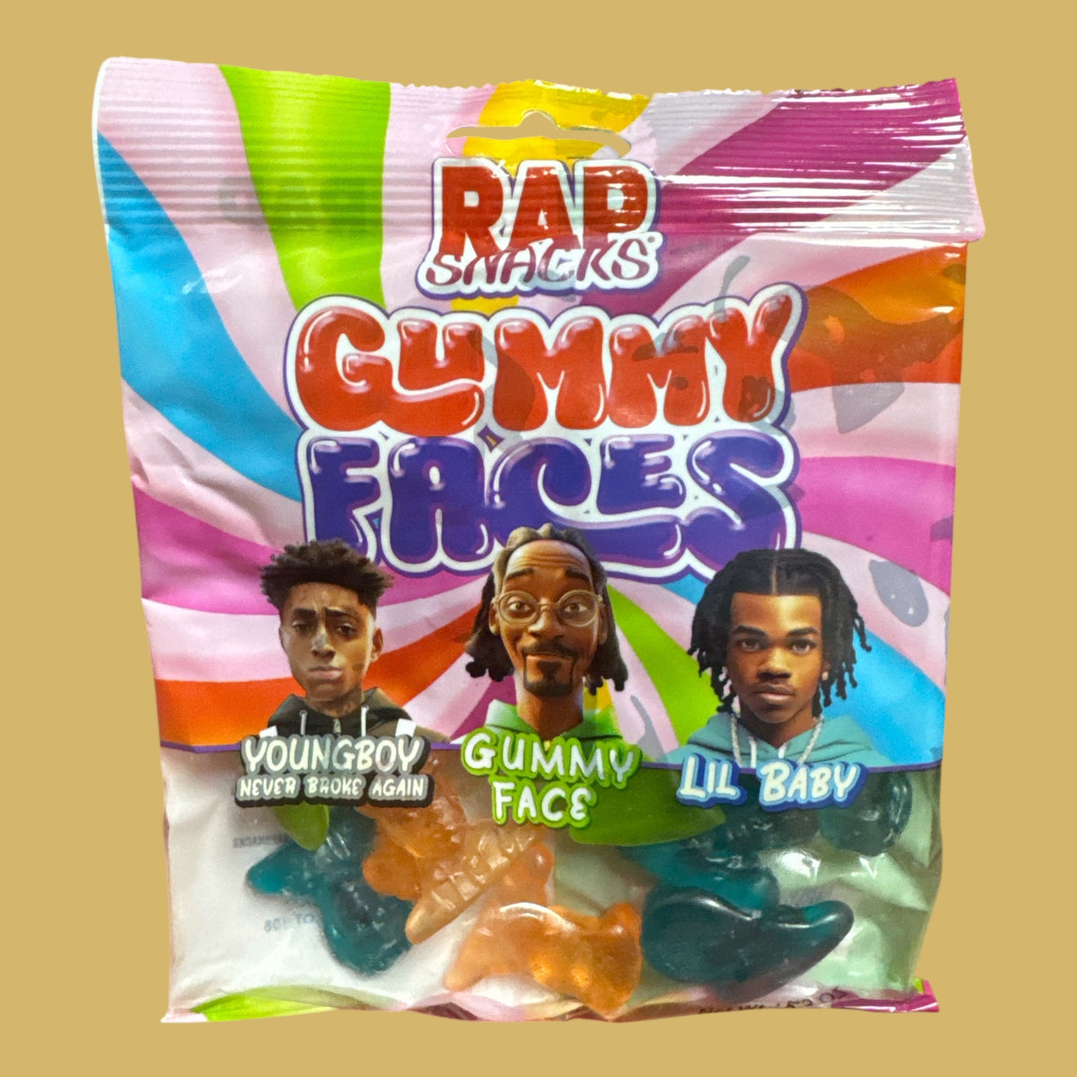 Rap Snacks Gummy Face – Le Shack à Snack