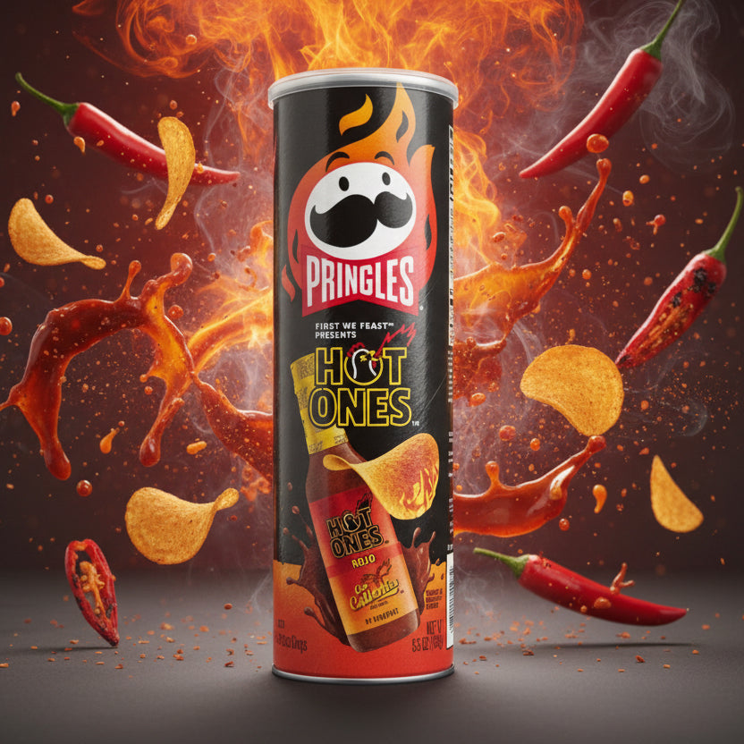 Pringles Hot Ones Los Calientes Rojo – Le Shack à Snack