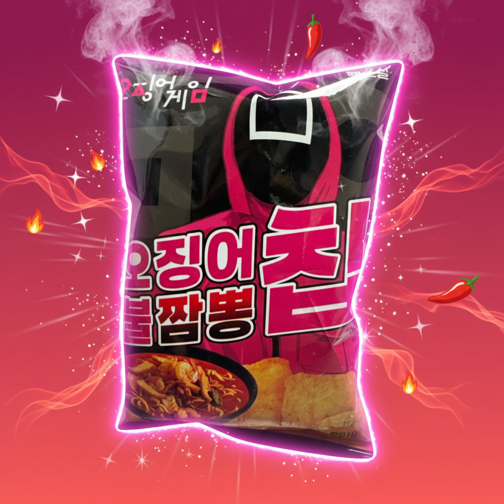Squid Games Spicy Squid Jjamppong Chips – Le Shack à Snack