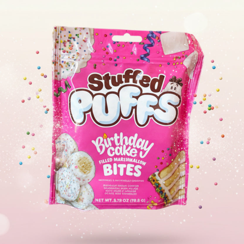 Birthday Cake Stuffed Puffs – Le Shack à Snack