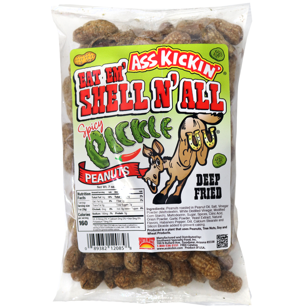 ass kickin spicy pickle peanuts – Le Shack à Snack