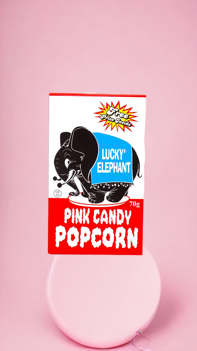 Popcorn Rose Lucky Elephant – Le Shack à Snack