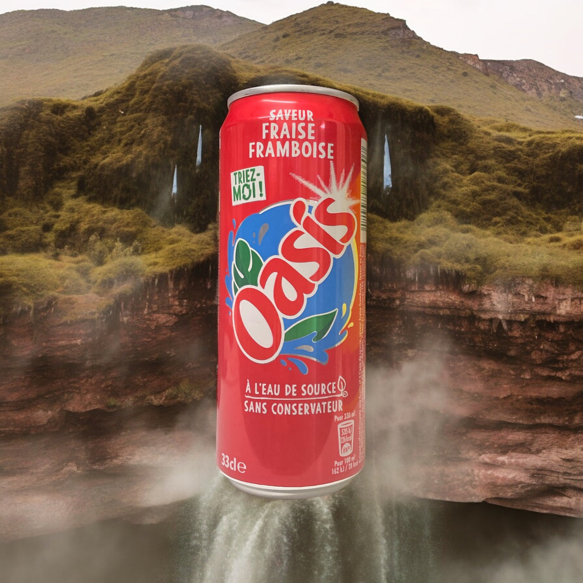 Oasis fraise framboise – Le Shack à Snack