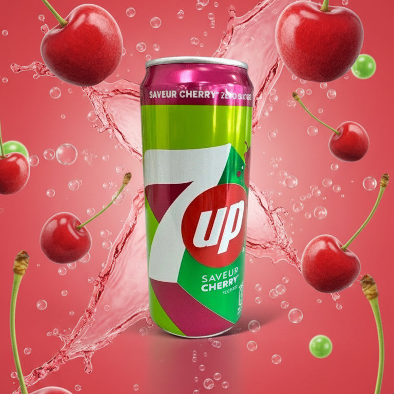 7up cherry 330ml – Le Shack à Snack