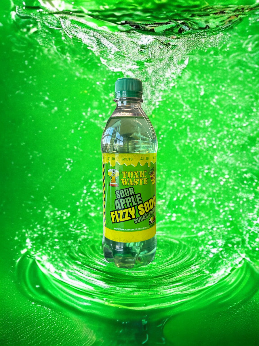 Toxic waste sour apple fizzy soda – Le Shack à Snack
