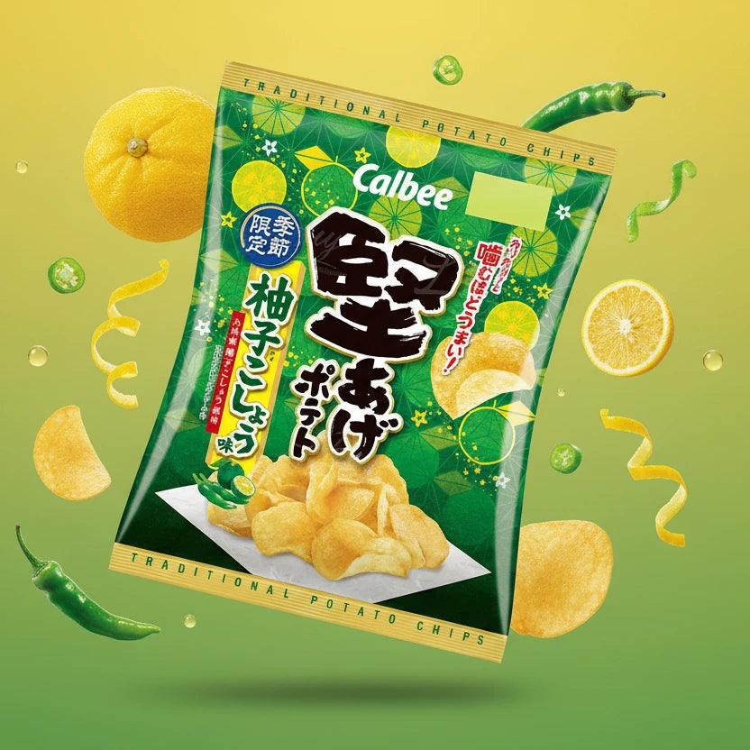 Calbee yuzu pepper – Le Shack à Snack