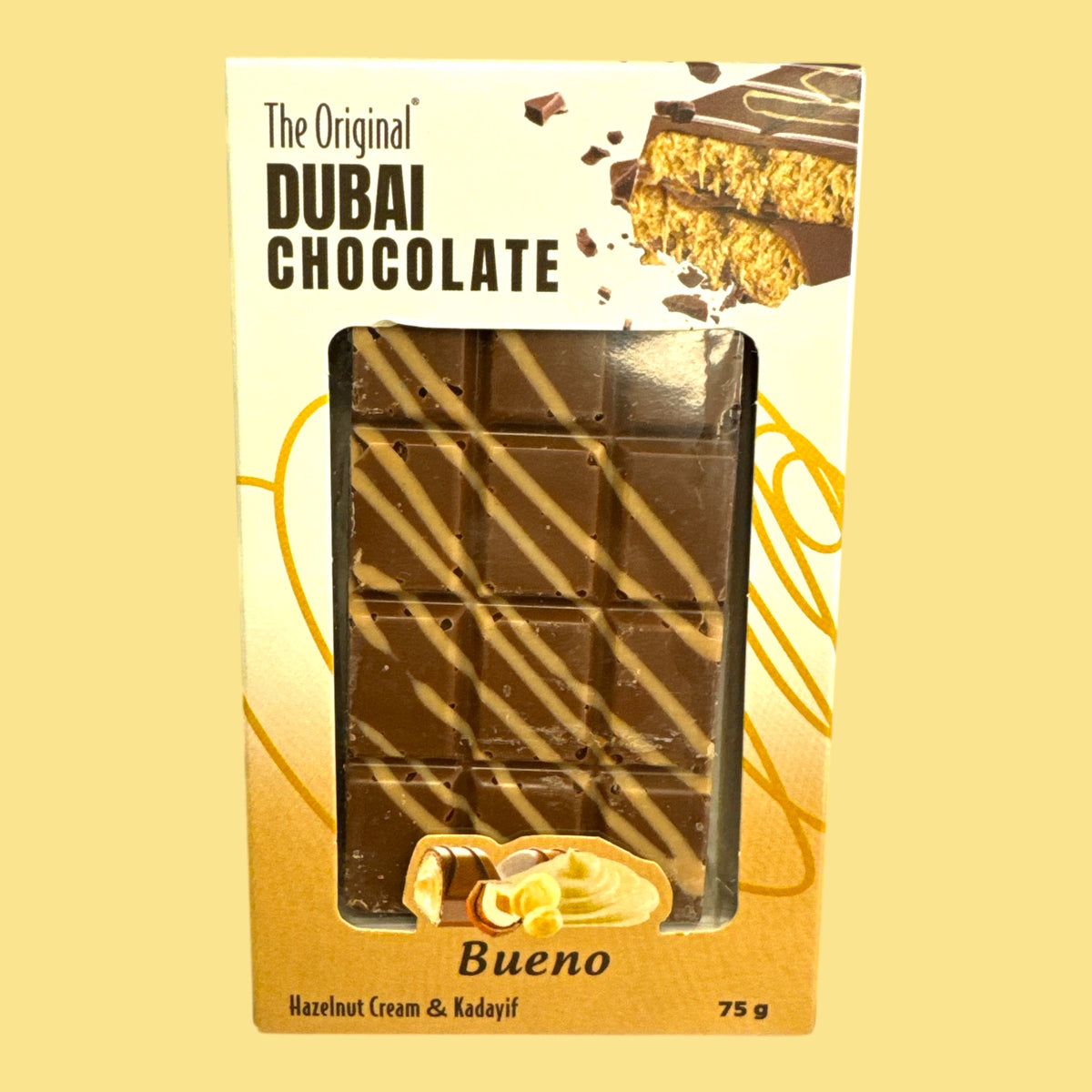 Original Dubai Chocolate Bueno 70g – Le Shack à Snack
