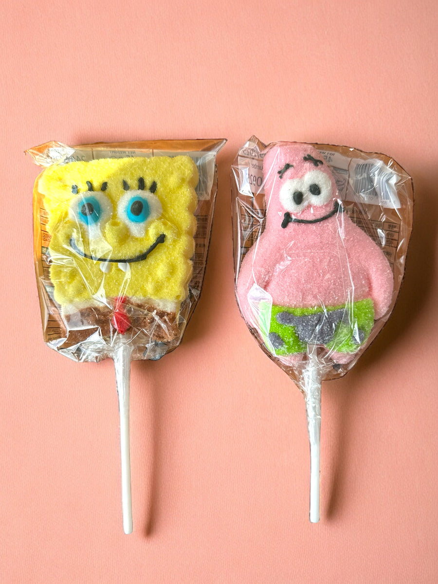 Spongebob marshmallow pop – Le Shack à Snack