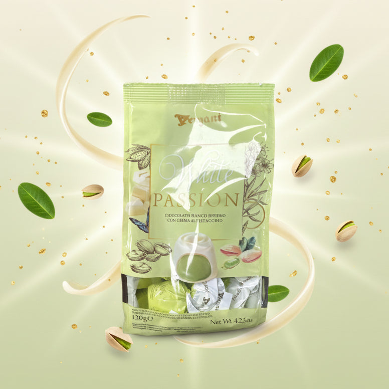 Vergani White Passion Pistachio – Le Shack à Snack