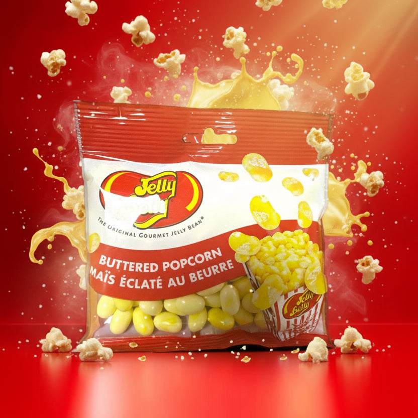 Jelly belly popcorn au beurre – Le Shack à Snack