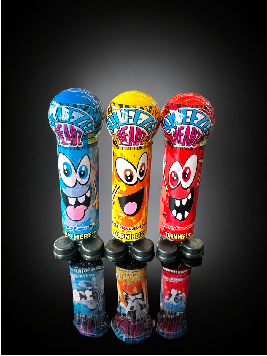 Squeezee headz – Le Shack à Snack