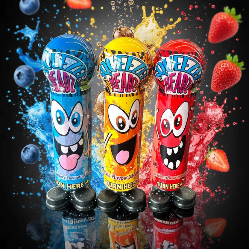 Squeezee headz – Le Shack à Snack