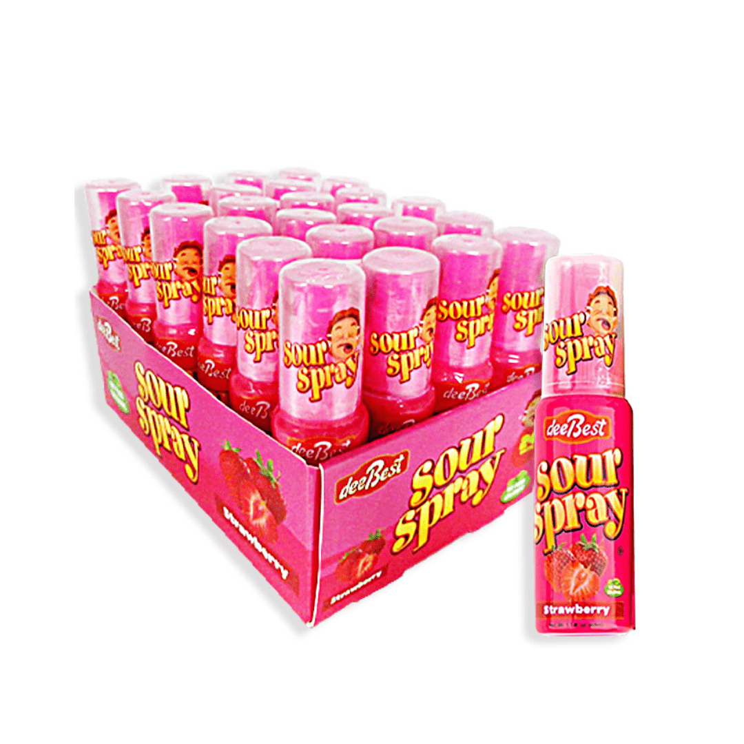 Deebest sour spray fraise – Le Shack à Snack