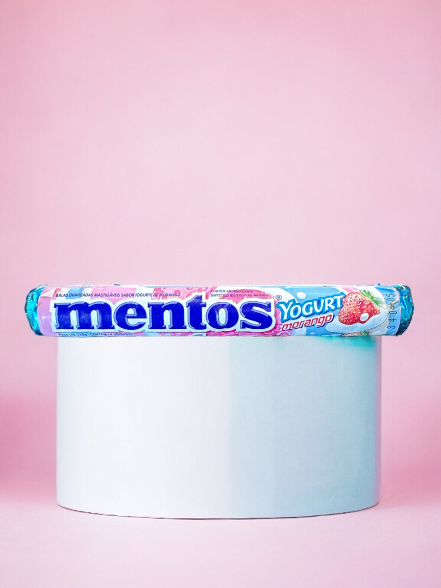 Mentos yogurt fraise – Le Shack à Snack