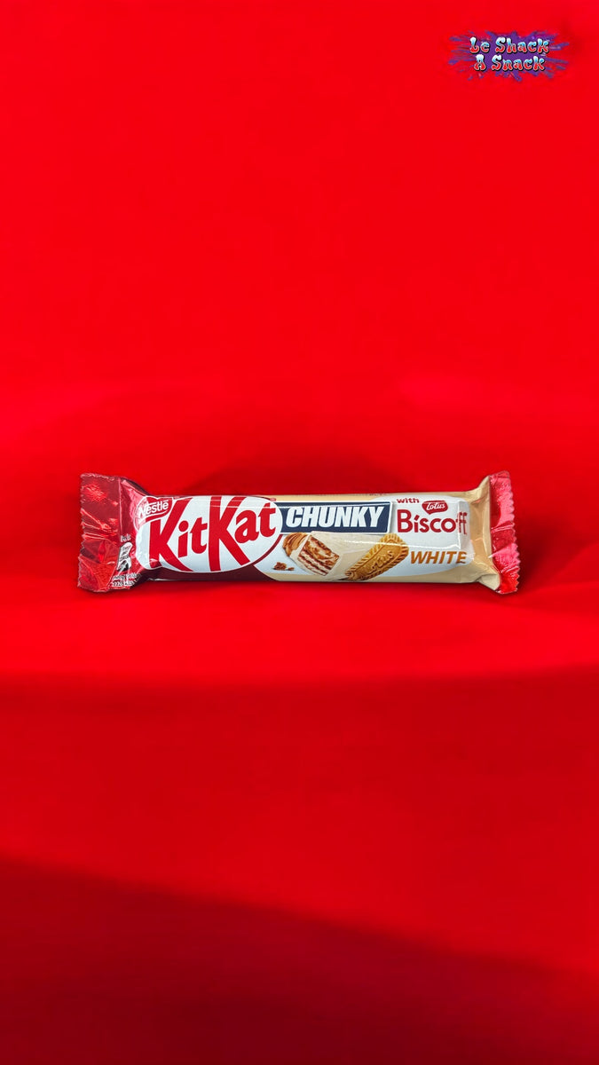 Kit kat Chunky Lotus Biscoff White – Le Shack à Snack