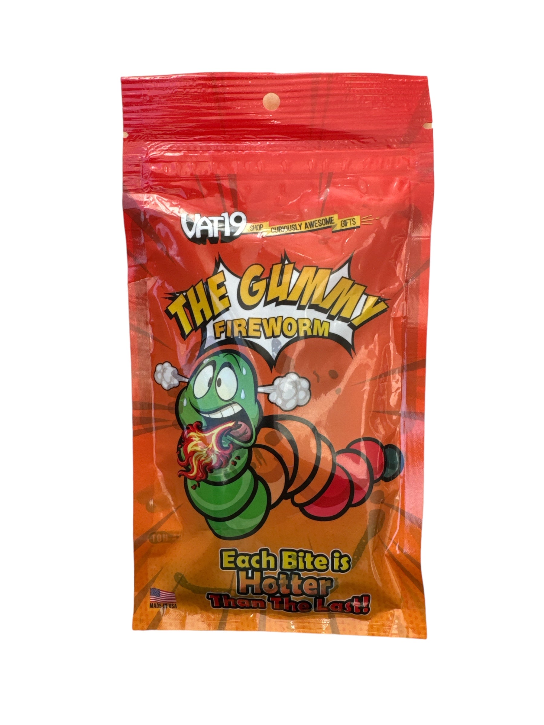 The Gummy Fireworm – Le Shack à Snack