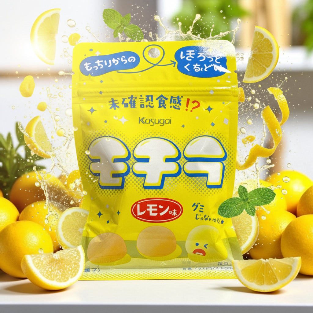 Kasugai Mochira New Texture Lemon Gummies – Le Shack à Snack