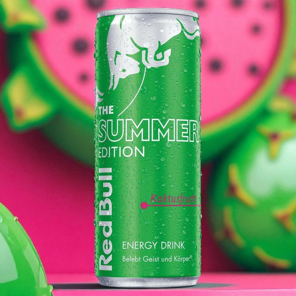 Red Bull Green Edition Kaktusfrucht (Pays-Bas 🇳🇱) – Le Shack à Snack