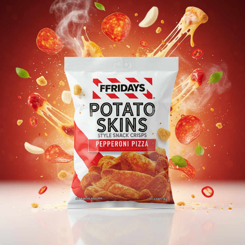 TGI Fridays potato skins pepperoni pizza – Le Shack à Snack