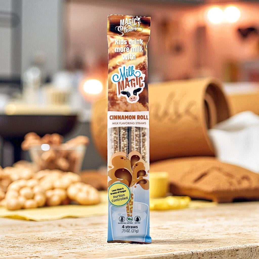 Milk Magic Straws Cinnamon Roll – Le Shack à Snack