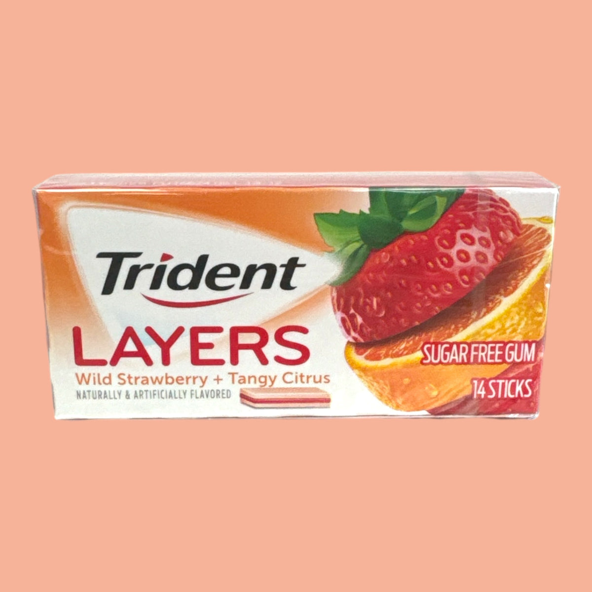 Trident Layers wild strawberry tangy citrus – Le Shack à Snack