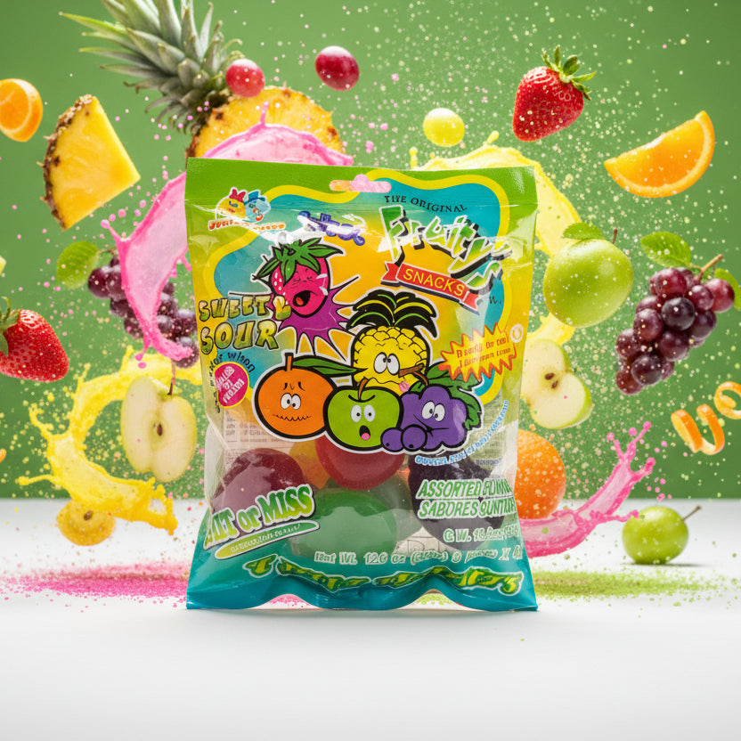 Fruity's Snacks Jelly Fruit sweet and sour – Le Shack à Snack