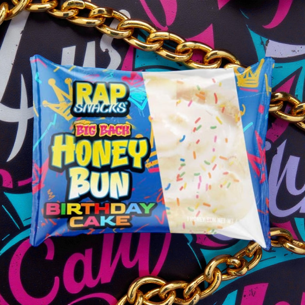 Rap Snacks Big Back HoneyBun Birthday Cake – Le Shack à Snack