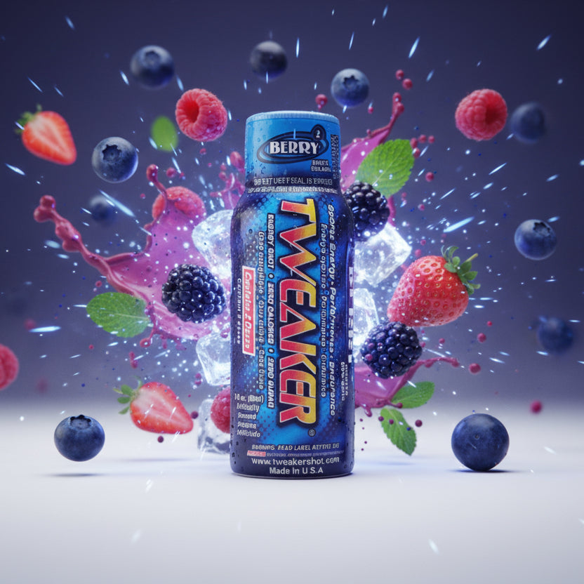 Tweaker blue raspberry energy shot – Le Shack à Snack